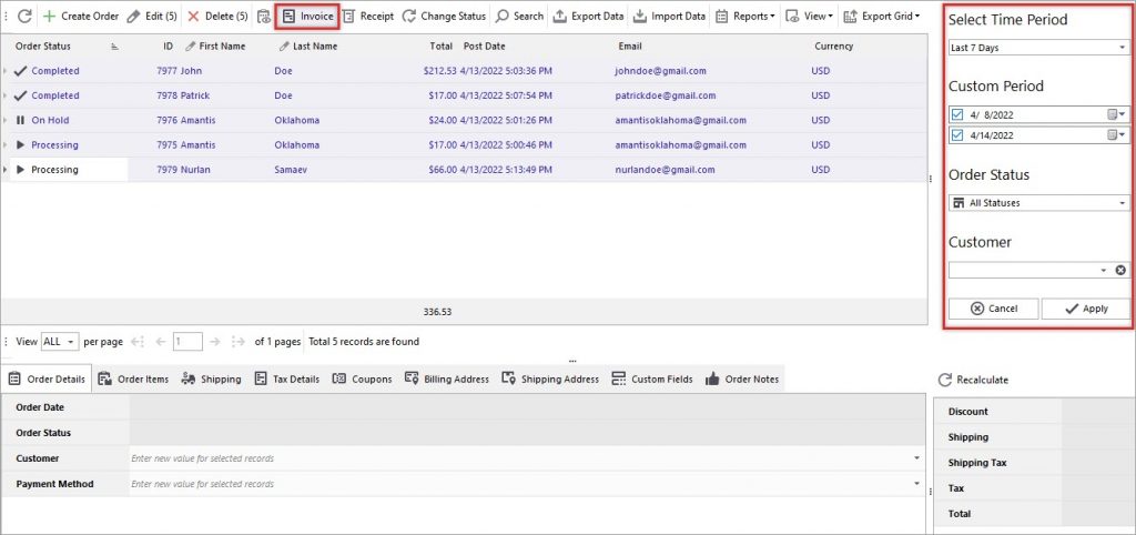 How to Create WooCommerce Invoice & Print It Right Away