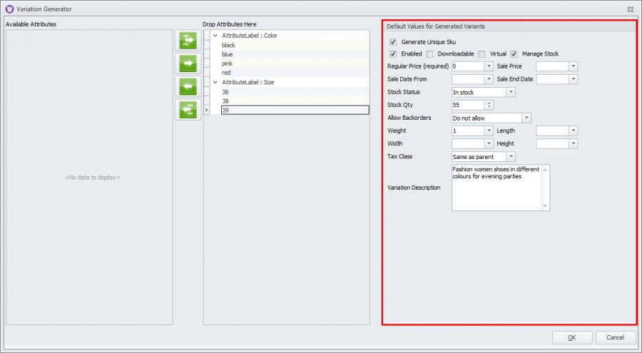 Woocommerce Product Variations How To Bulk Add Variations Store